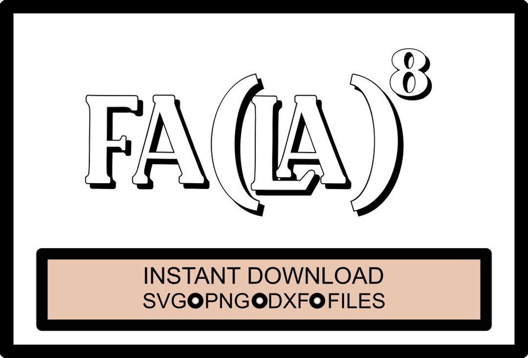 SVG - Fa La 8- Merry Christmas Math- Cricut Instant Download - Best ...