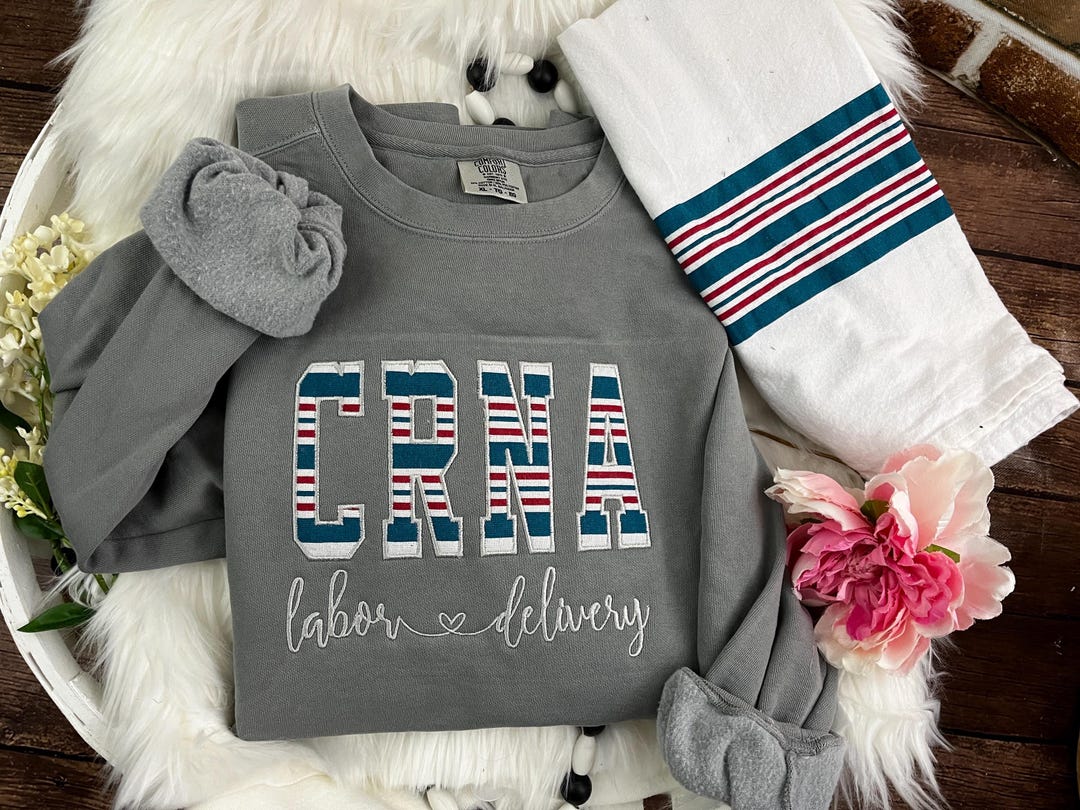 CRNA Labor and Delivery - Baby Nurse Sweatshirt From Baby Hospital ...