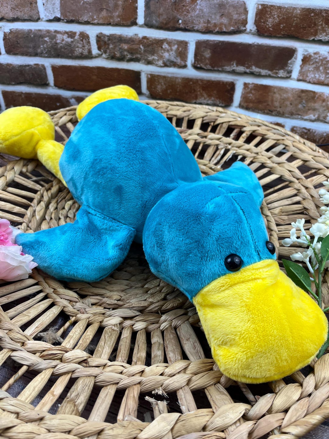 2lbs -10lbs Weighted Duck Stuffie Minky Animal Lap Pad Plushie Comfort ...