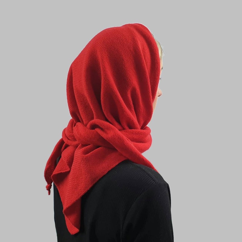 Red Head Scarf - Etsy