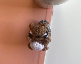 Chipmunk Keychain - Etsy
