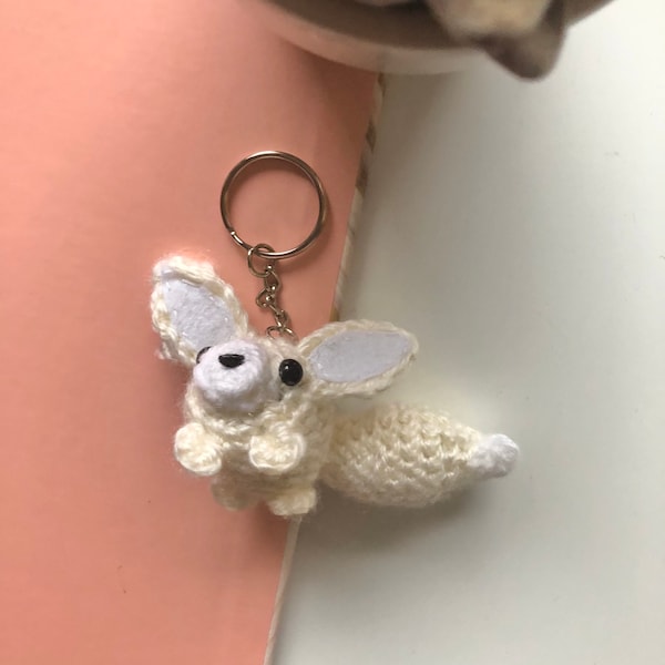 Crochet Fox Keychain - Etsy