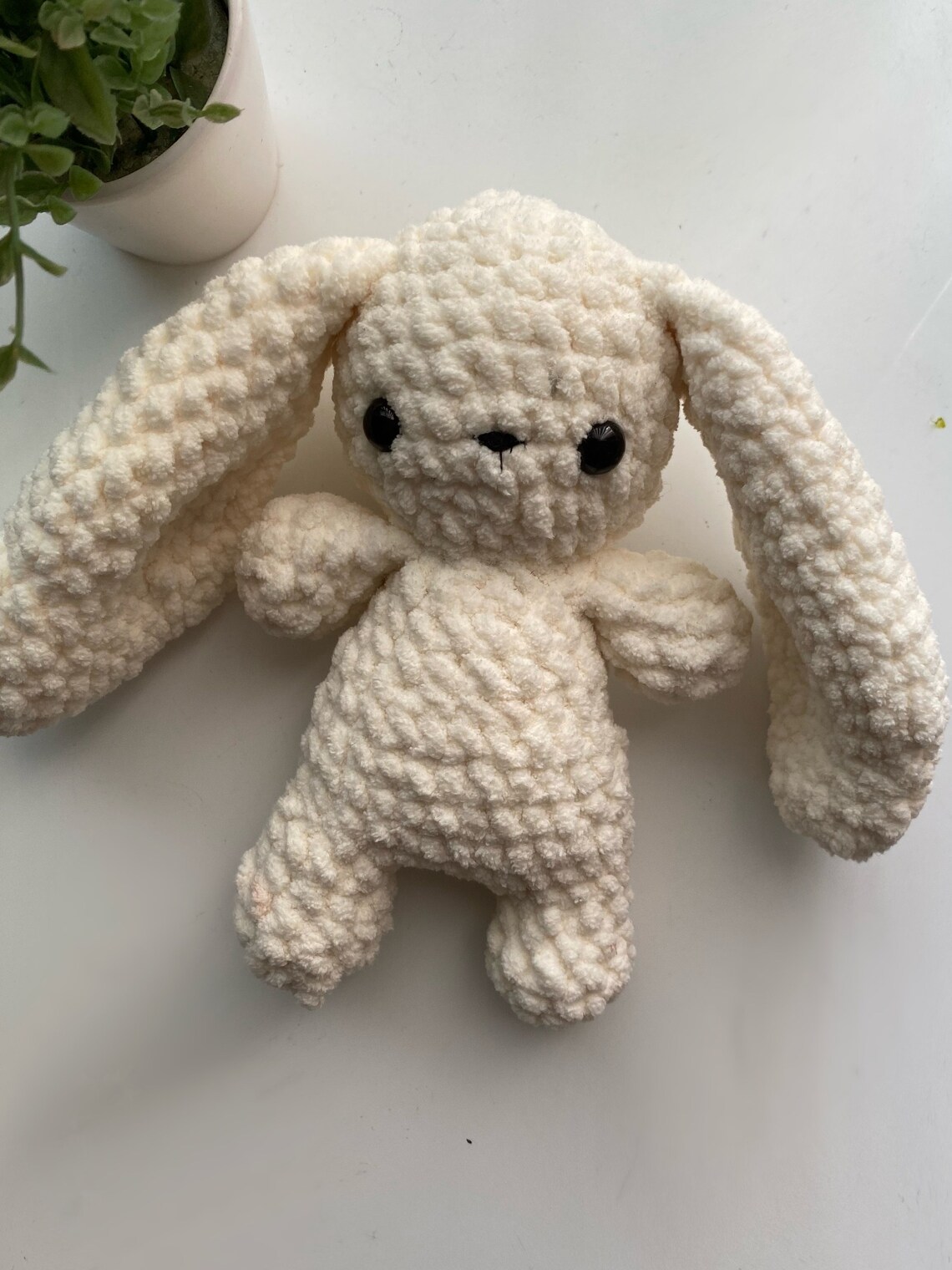 Big Bunny/rabbit Crochet Stuffed Animal Plush Toy Handmade. - Etsy