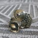 Fish Brass Ring Adjustable Gold Ring With Garnet Stone - Etsy