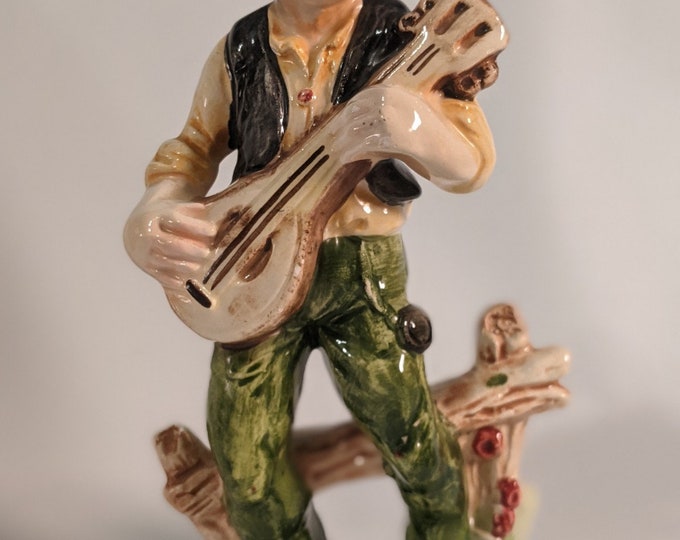 Vintage Rossini Old Man Playing Banjo Lot 912 - Etsy