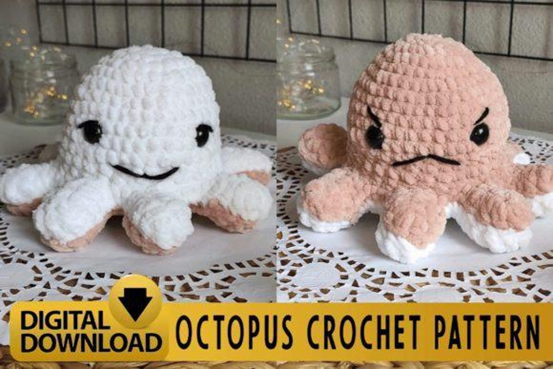 Adorable Kawaii Octopus Crochet Pattern – Perfect for Cute Handmade ...