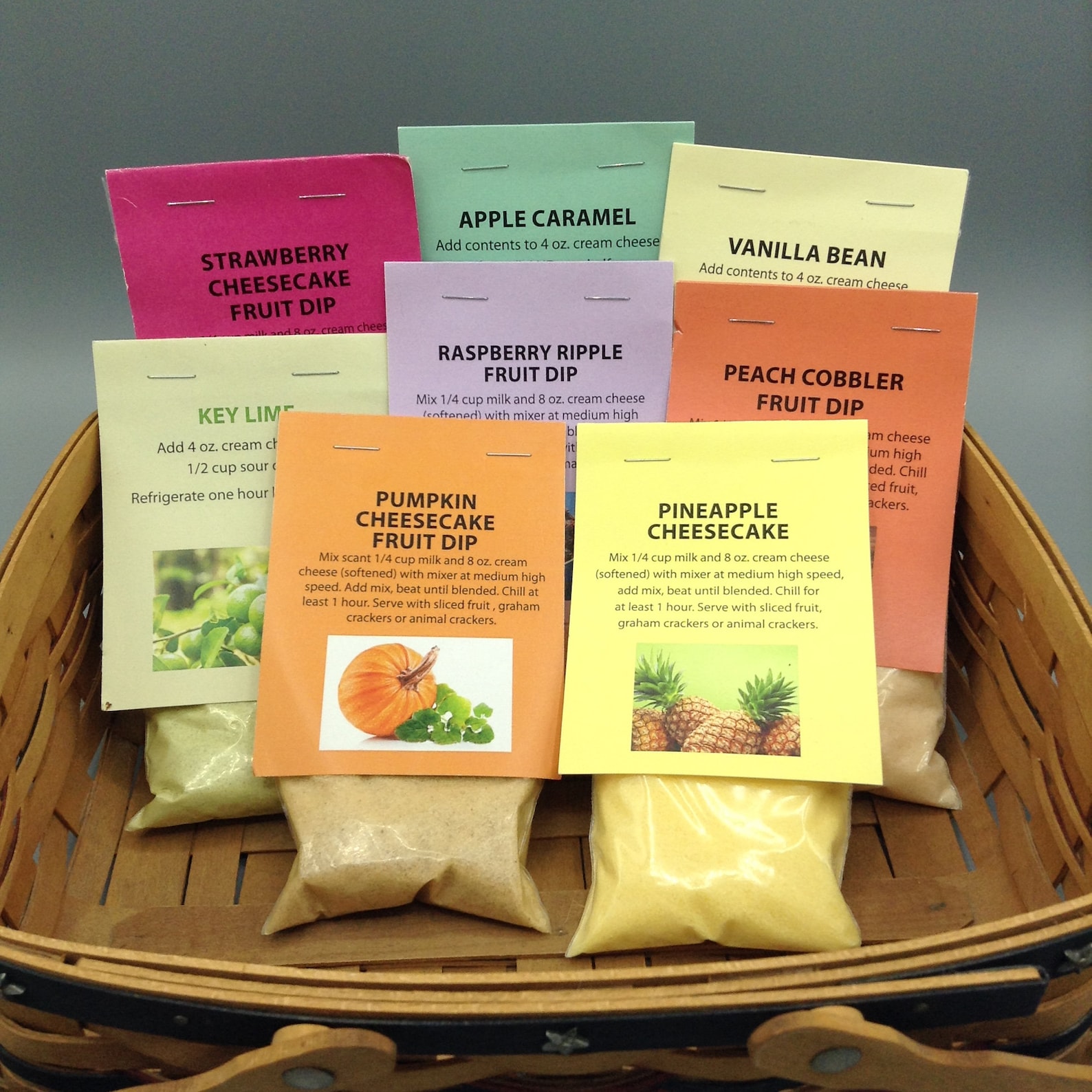 Fruit Dip Collection. Choose Any of the 8 Different, Hand Blended Fruit ...