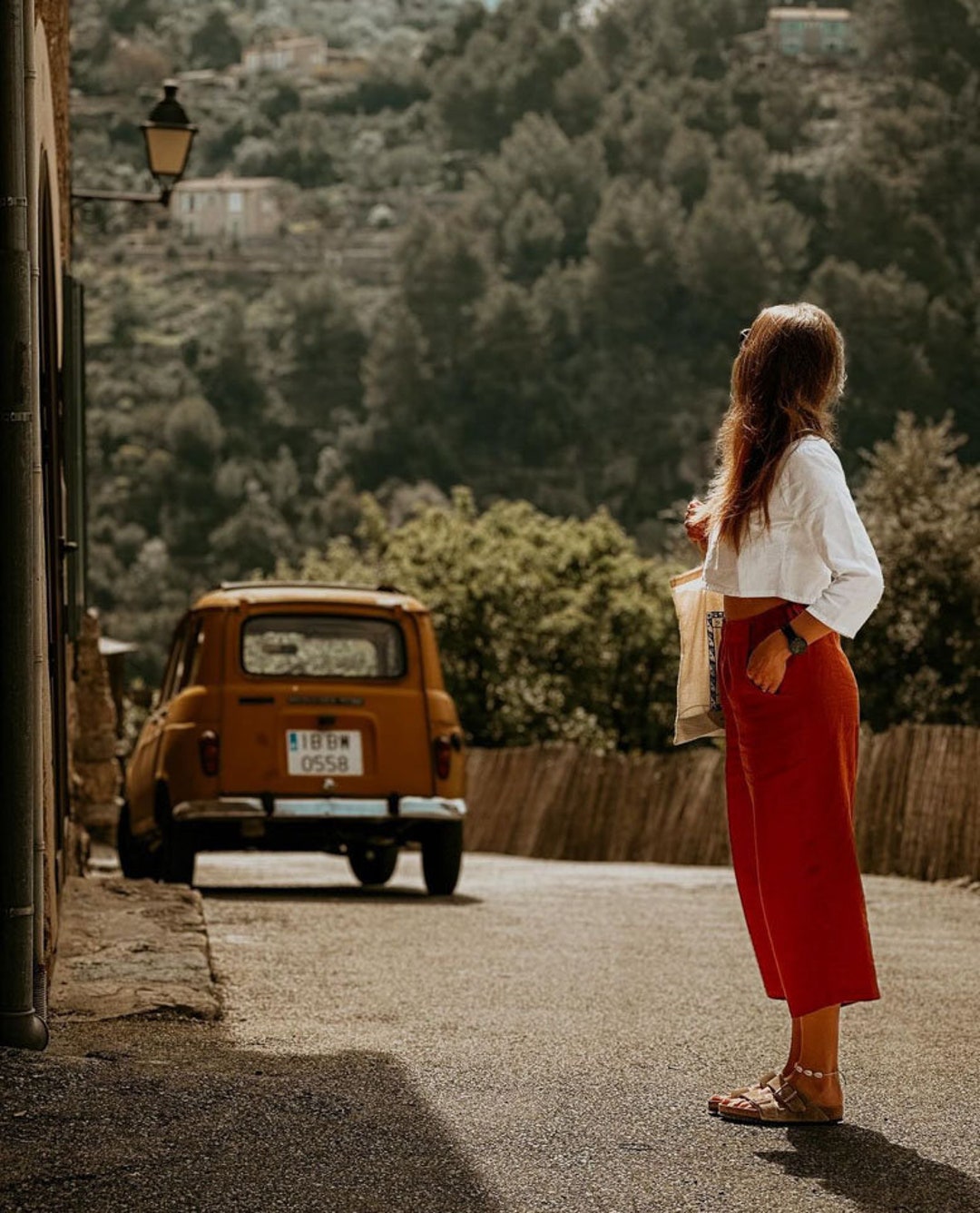 Linen Culotte Pants in Rust Color - Comfortable and Stylish Wide-leg ...