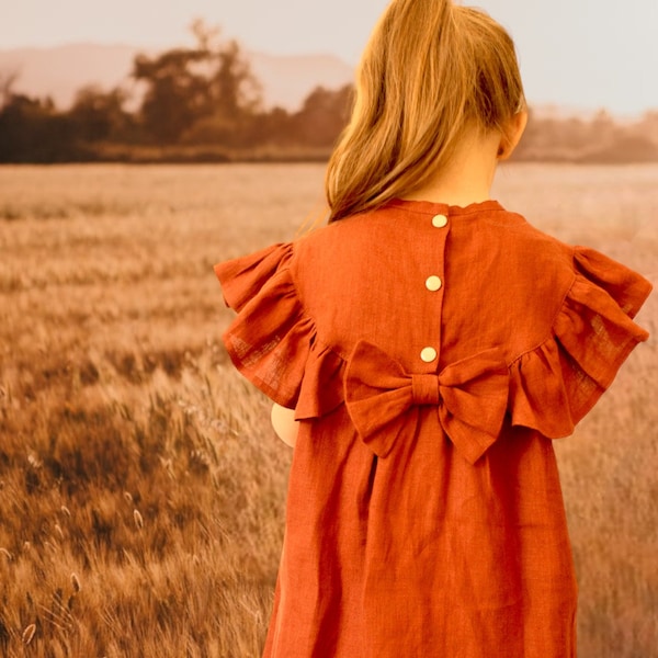 Kids Linen Clothing - Etsy