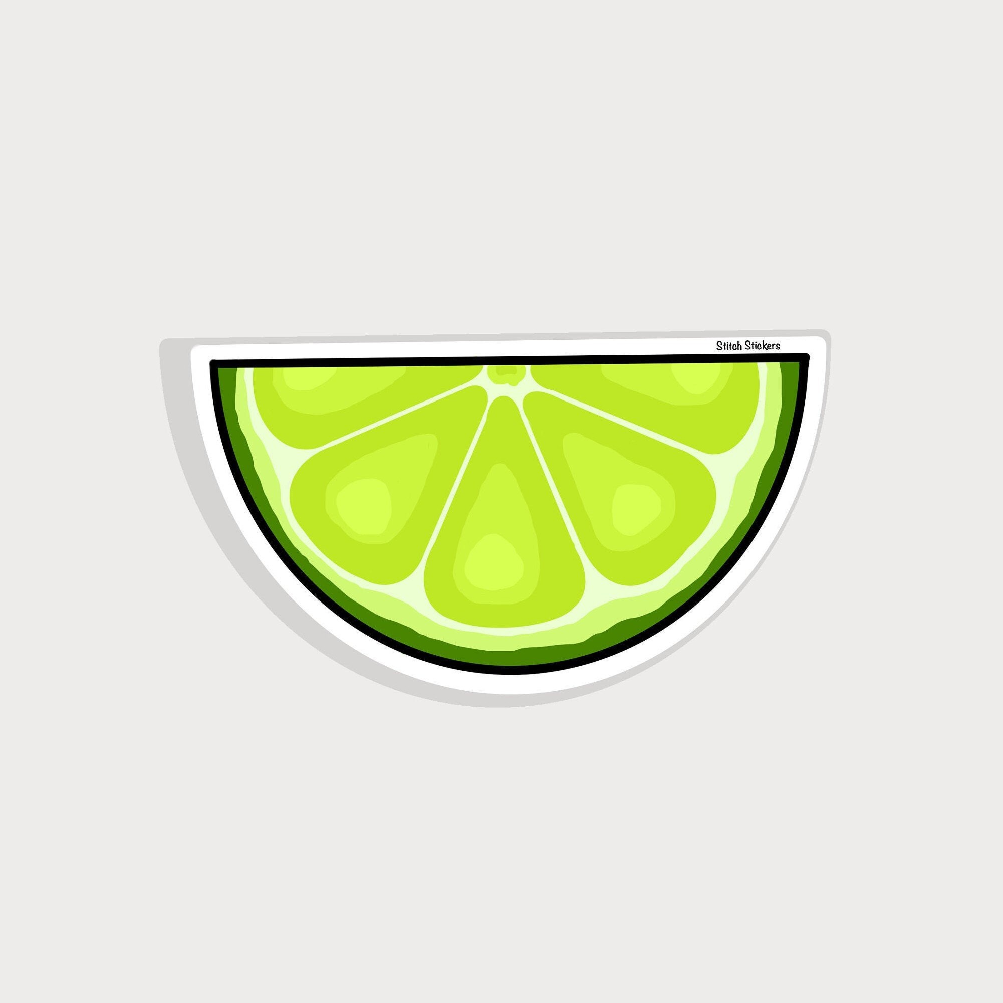 Lime Sticker Lime Macbook Sticker Fruit Sticker | Etsy