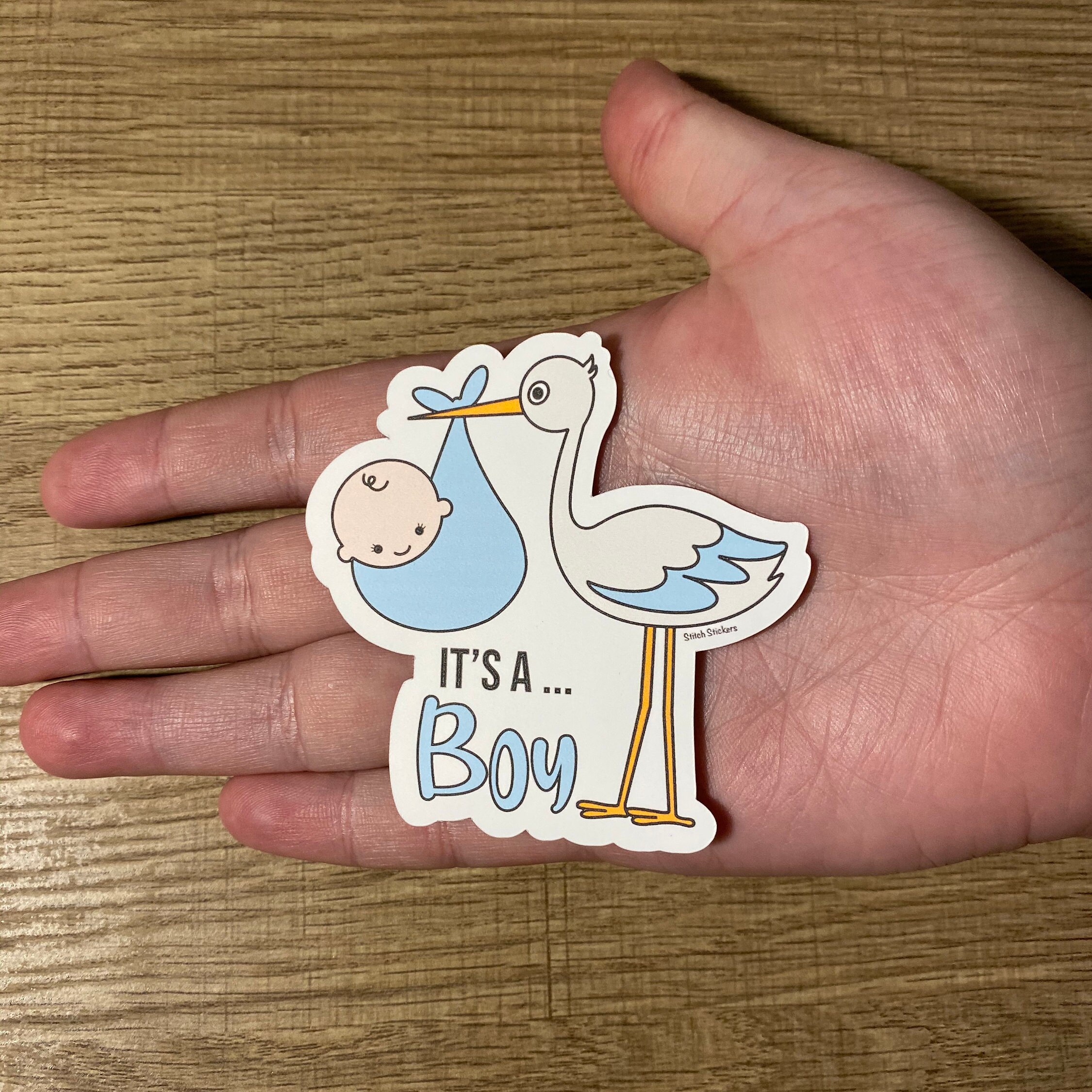 Its a Boy Sticker Baby Sticker Baby Announcement Sticker - Etsy