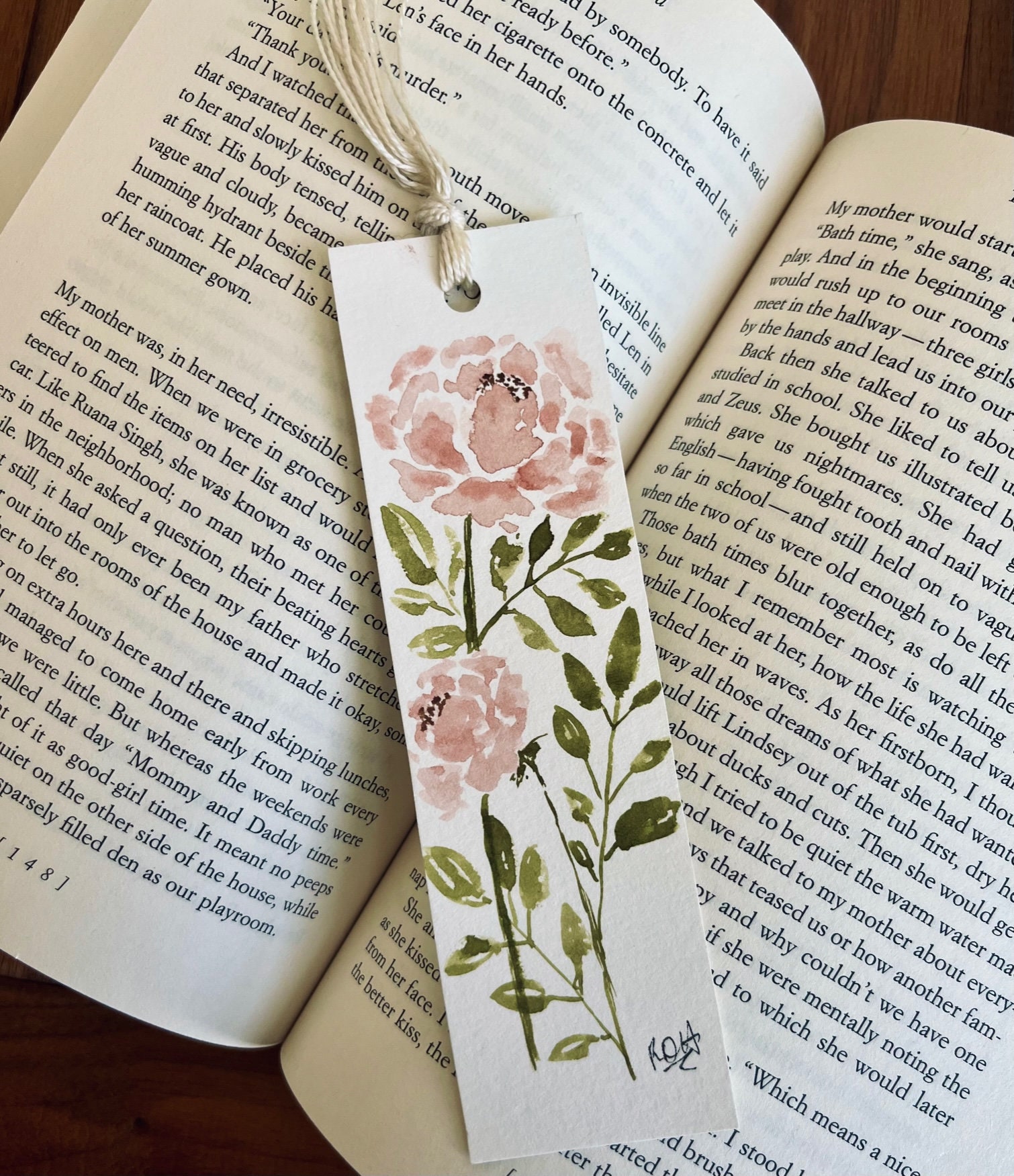 Hand Painted Watercolour Bookmarks - Etsy