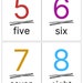 Number Flashcards (1-50) - Printable - Etsy