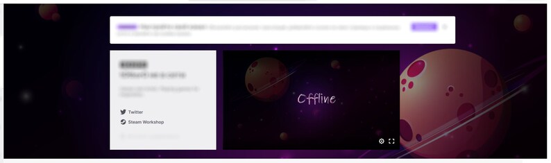 ANIMATED Twitch Overlay Stream Package Planets Twitch Overlay Stream ...