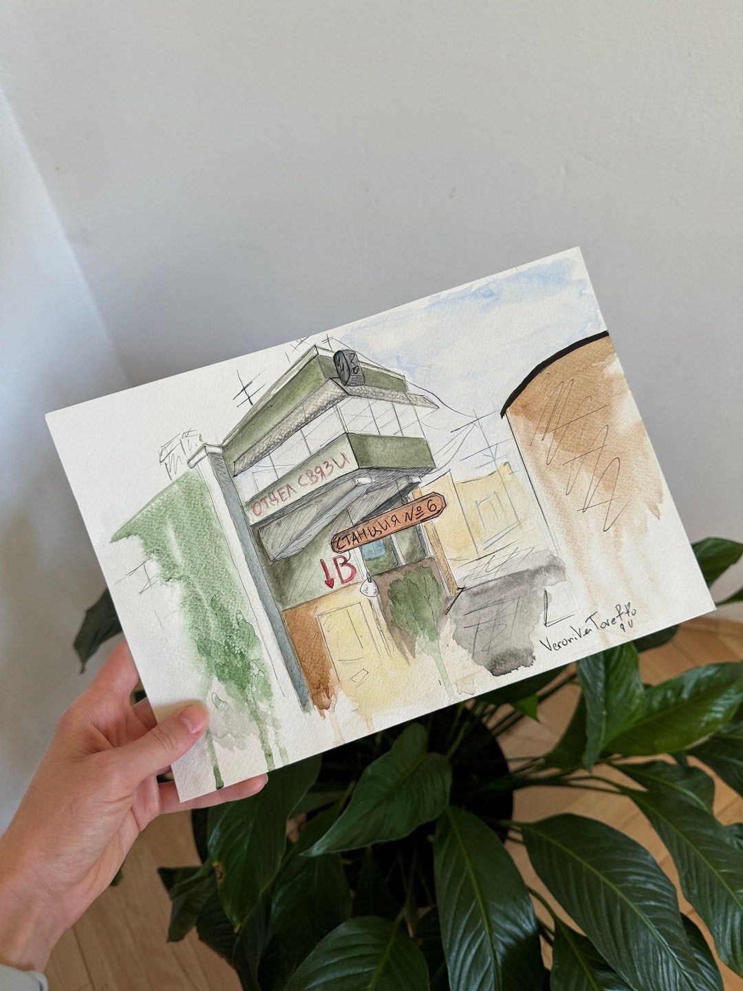 Watercolor Game Fanart Sketch CS Go Train Map De_train Watercolor ...