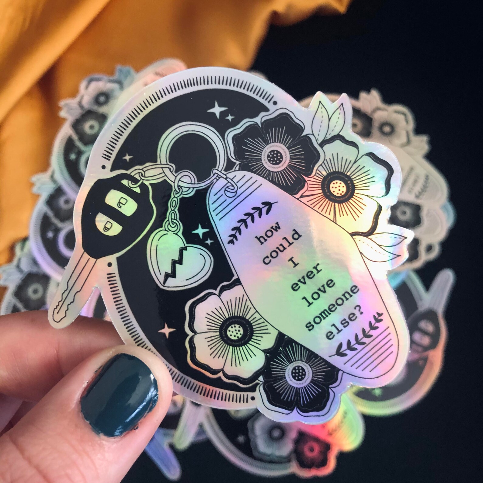 Drivers License Holographic Vinyl Sticker - Etsy