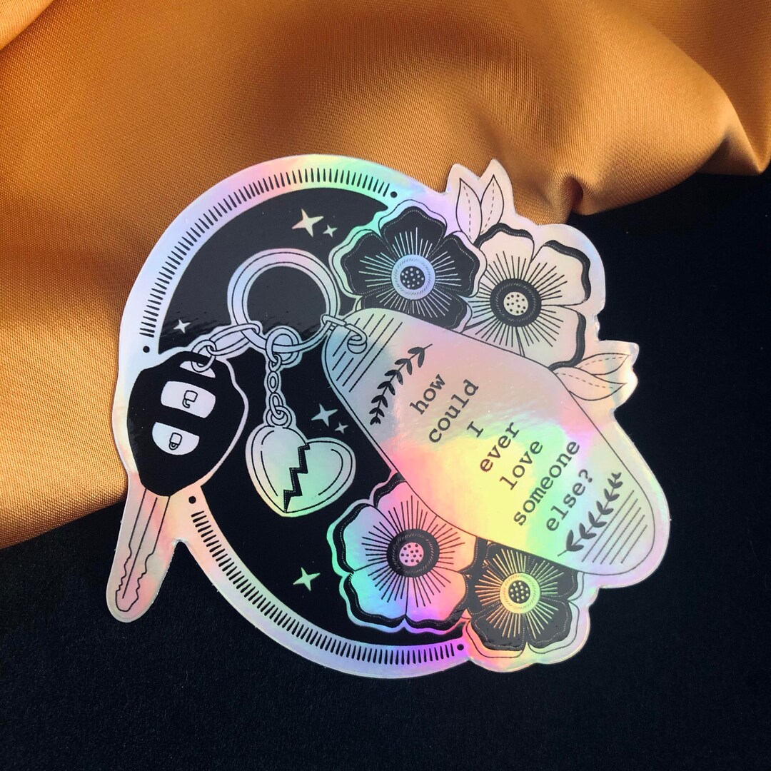 Drivers License Holographic Vinyl Sticker - Etsy
