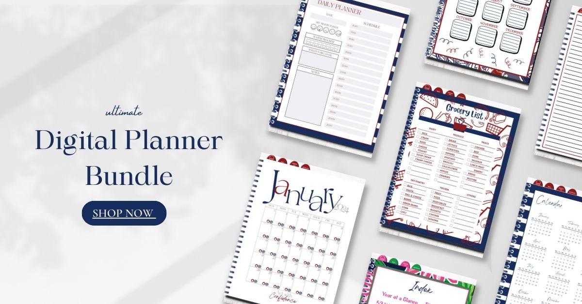 2024 Digital Planner Calendar Preppy Pink and Green Gators 100 PAGES - Etsy