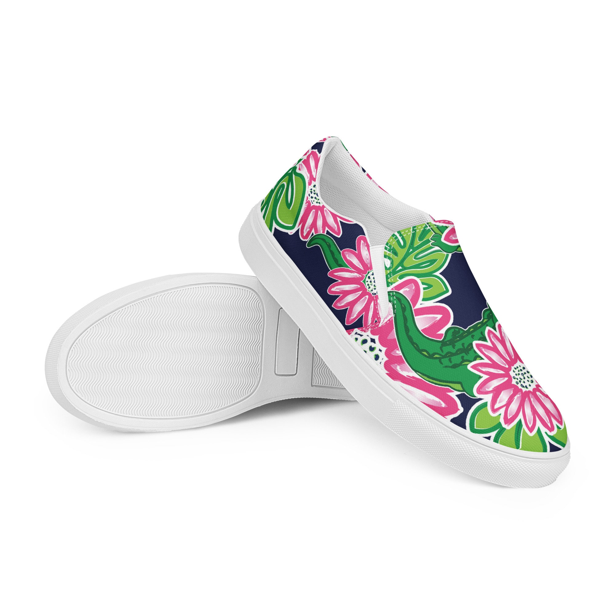 Preppy Pink Green Gator Sunflower Daisy Nurse Practitioner Therapist ...
