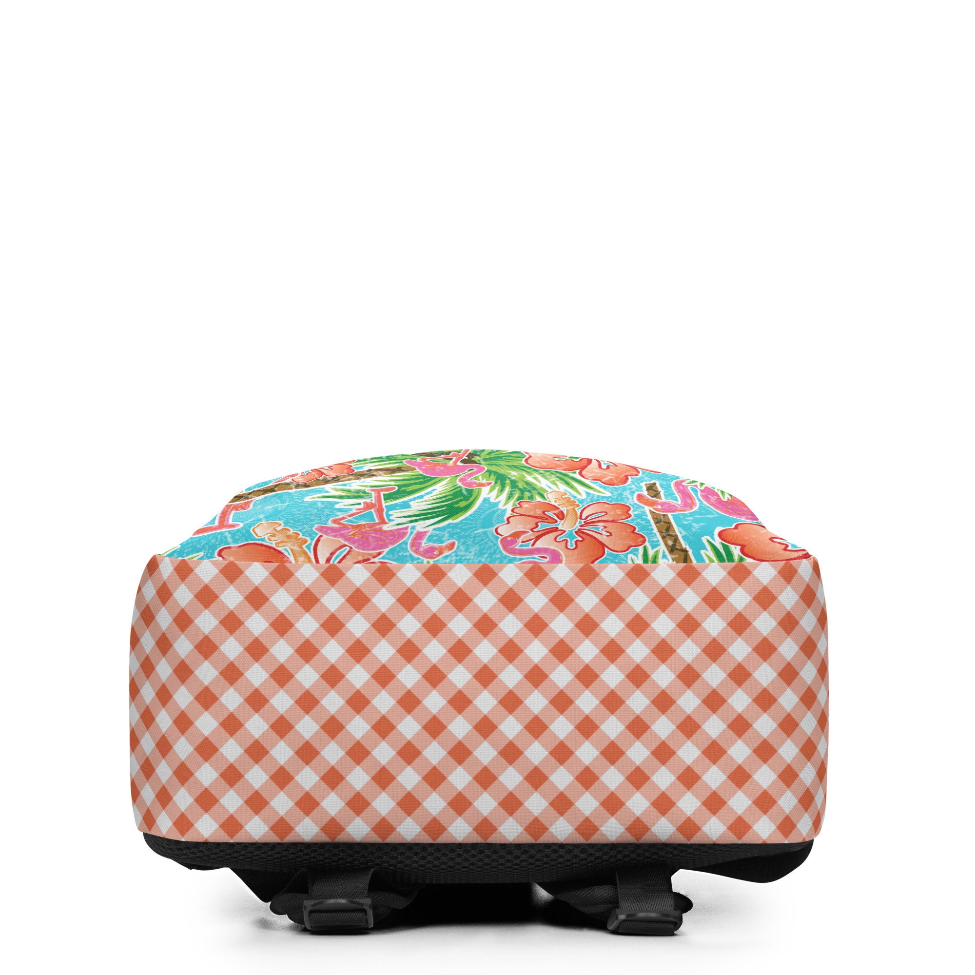 Preppy Pink Flamingo Back Pack Minimalist Backpack - Etsy