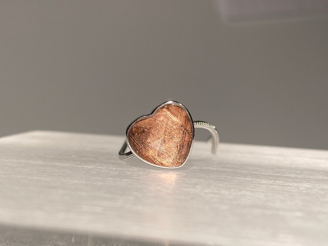 2.2g | Very Rare + Small Natural Muonionalusta Meteorite Rose Gold ...