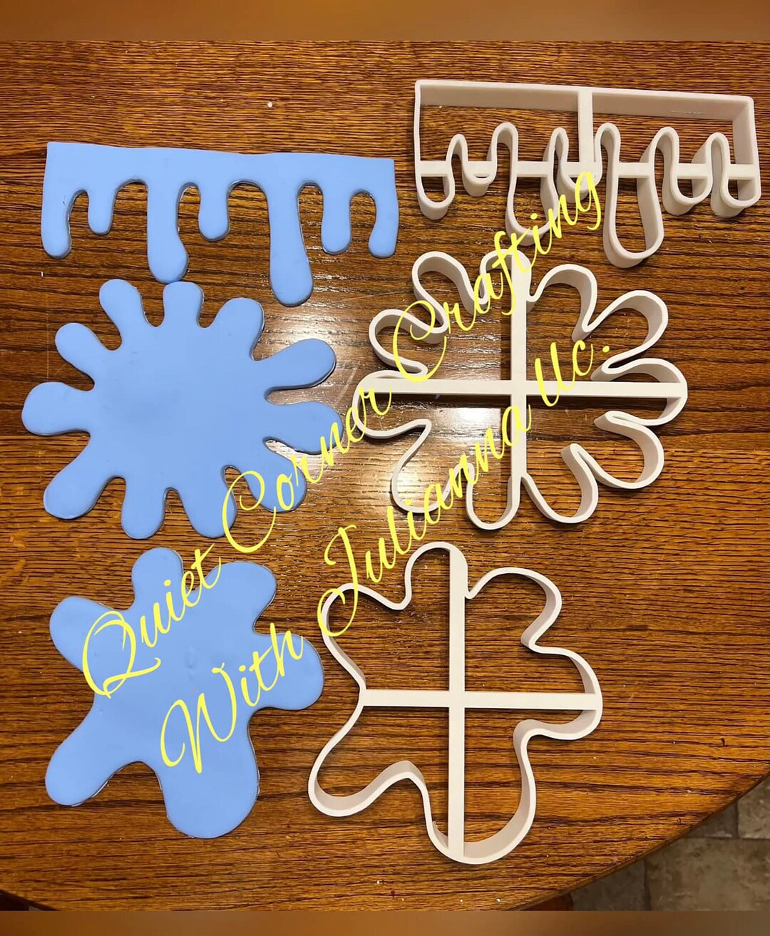 Large Splat Cookie Cutters Fondant Baking Clay - Etsy