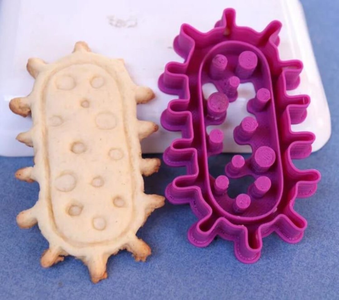Bacteria 3 in Cookie Cutter 1 Piece Available in Multiple Colors - Etsy