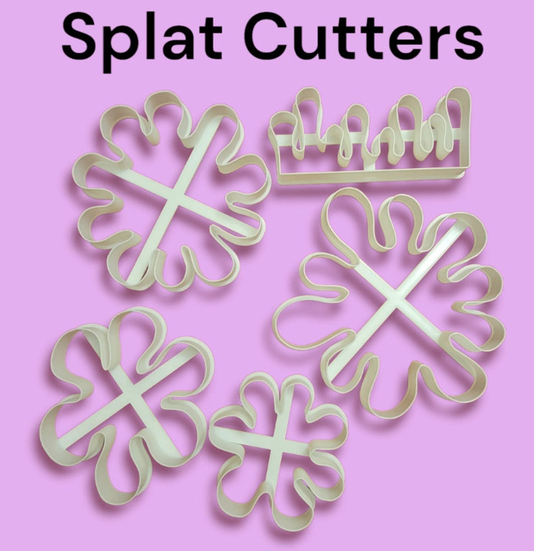Small Splat Cookie Cutters Fondant Baking Clay - Etsy