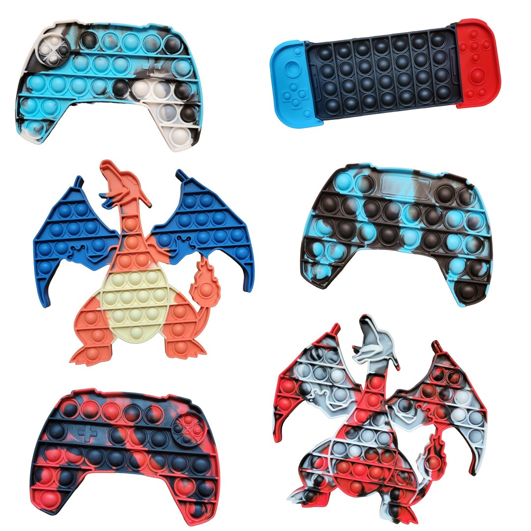 Pop It Sensory Fidget Toy Stress Anxiety Relief Bubble Push Pop Gadget ...