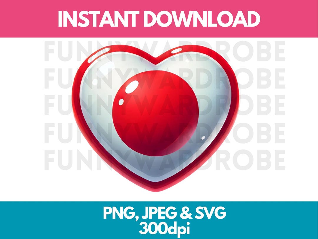 Japan Heart Flag Watercolor Clipart: PNG SVG JPG (digital Download) - Etsy