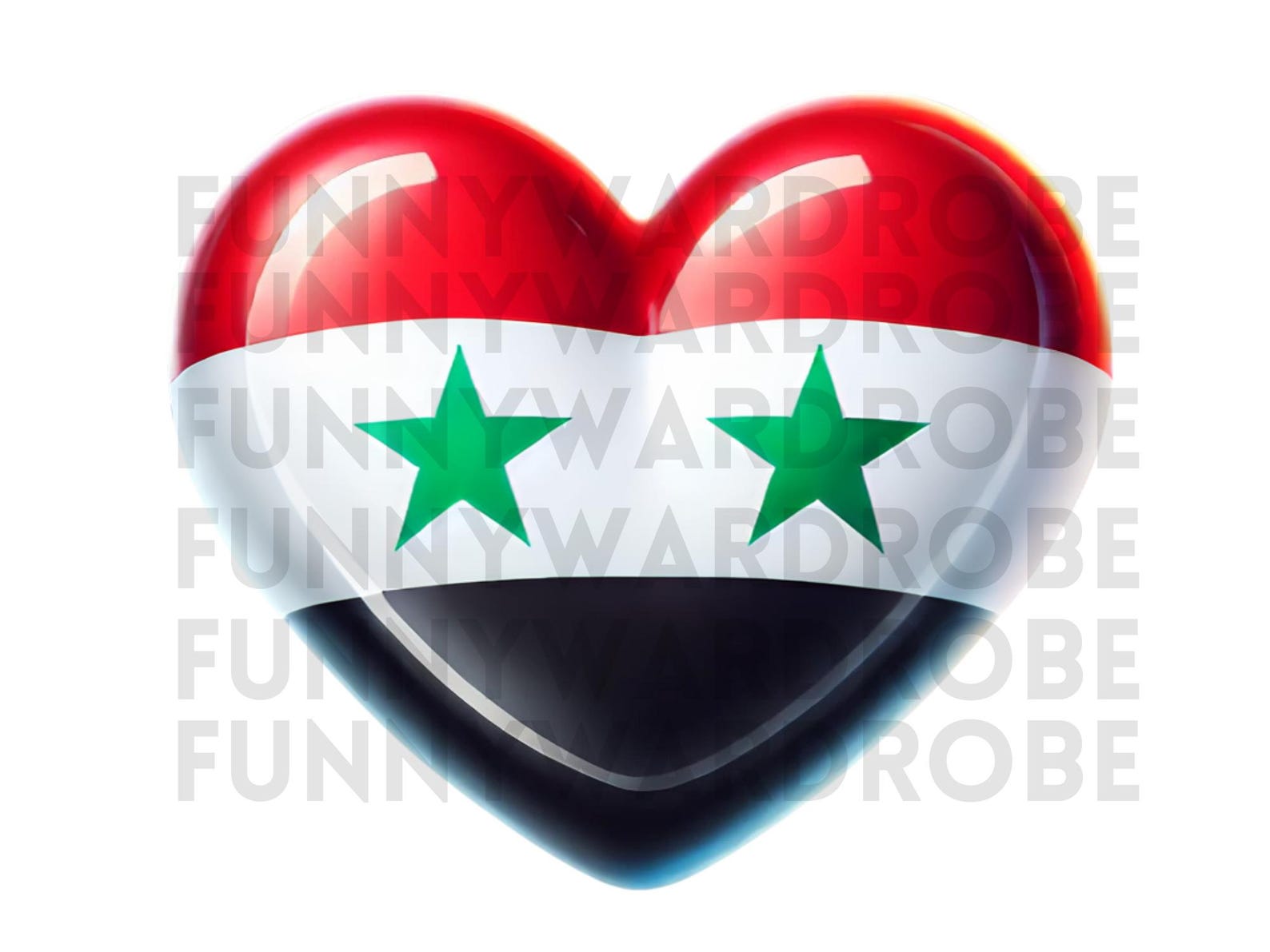 Syria Heart Flag Watercolor Clipart: PNG SVG JPG (digital Download) - Etsy