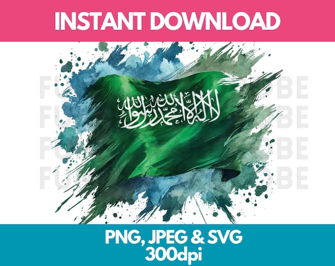 Saudi Arabia Flag SVG PNG, Love Saudi Arabia, Saudi Arabia Svg, Saudi ...