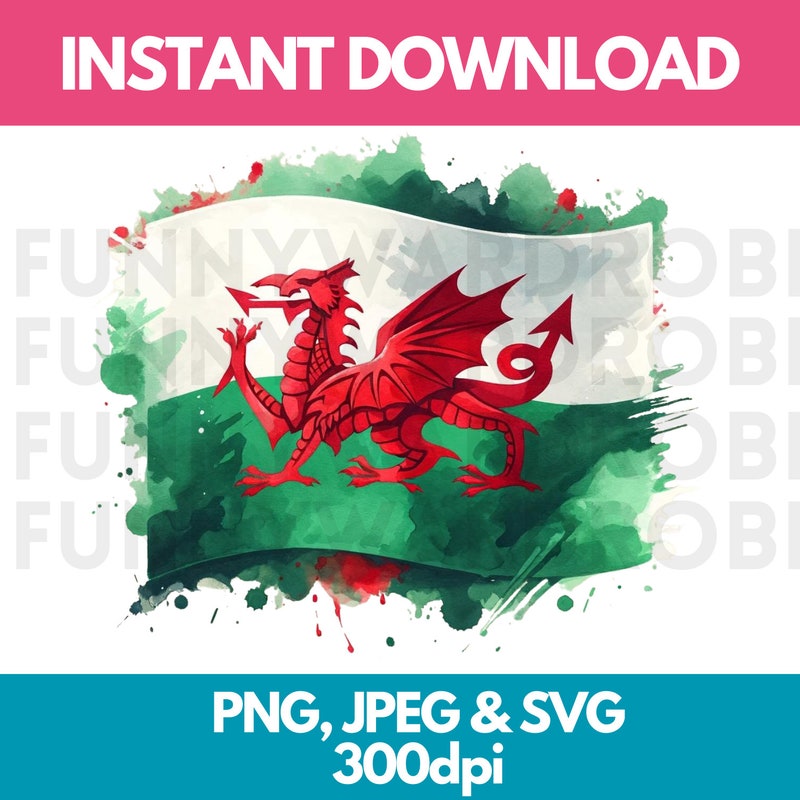 Welsh Clipart - Etsy UK