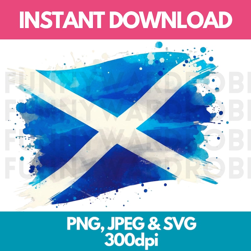 Scottish Flag - Etsy