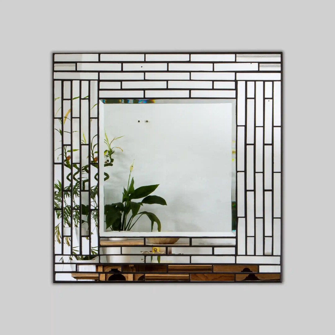 Midelt Mosaic Wall Mirror Square Decorative Handcrafted Moroccan Style Mirror by Canny Art - Etsy UK