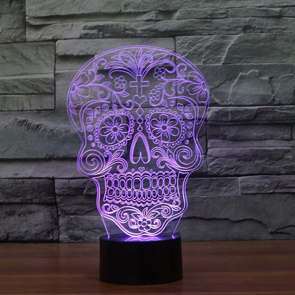 Skull Light - Etsy