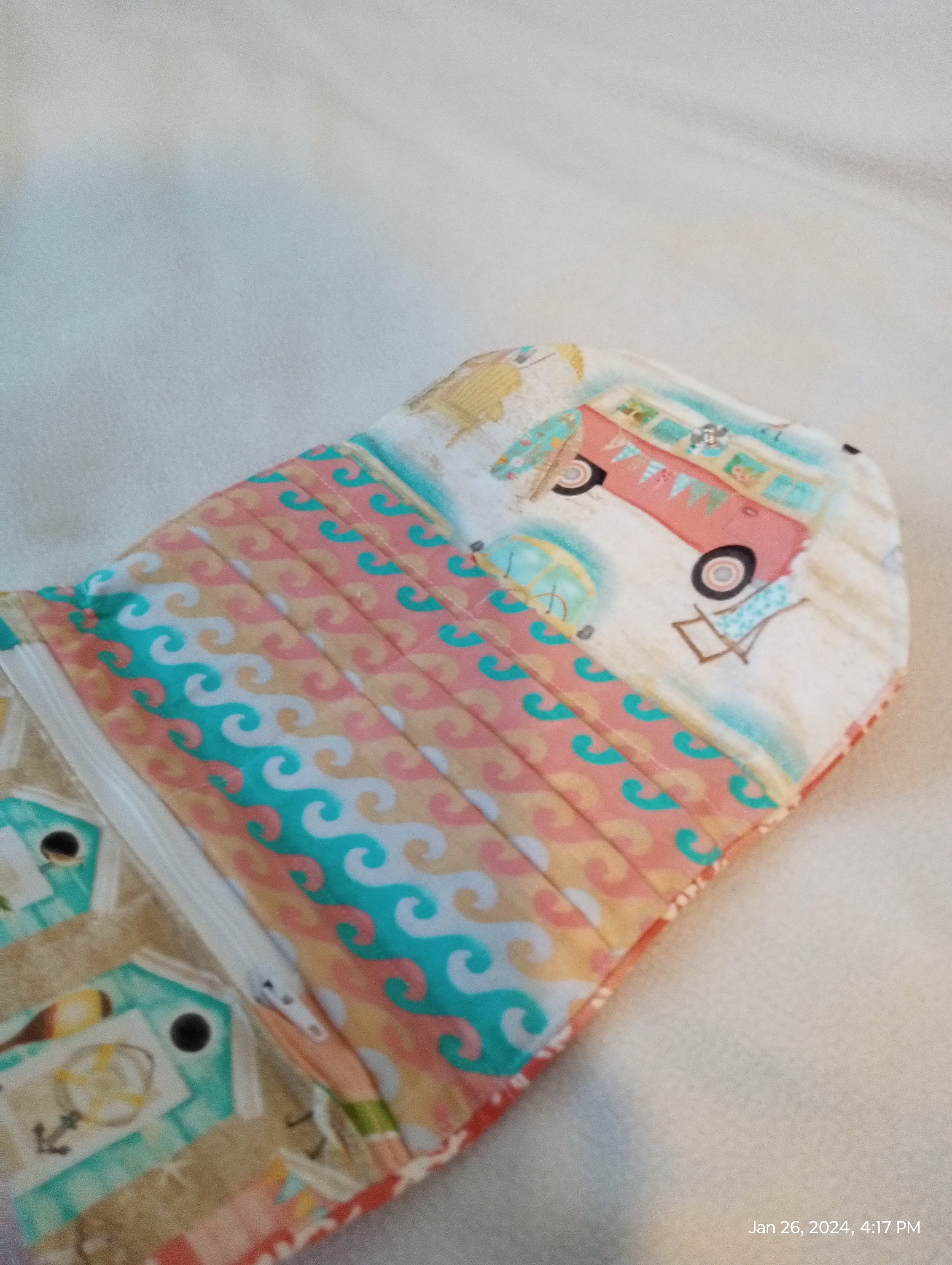 Cute Beachy Coral Wallet - Etsy
