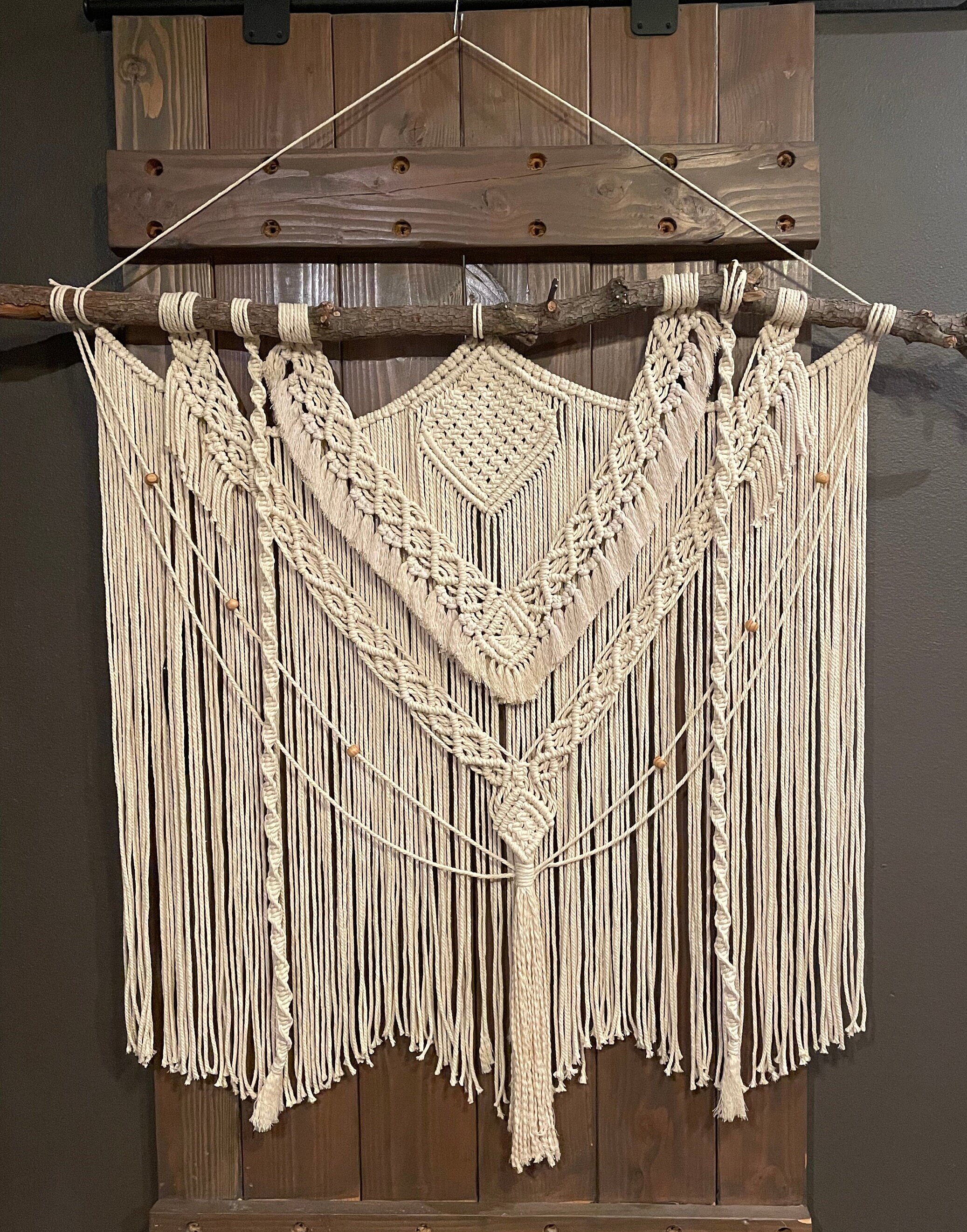 Large Macrame Backdrop, Extra Large Macrame Wall Hanging, Macrame ...