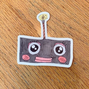 Betty Bot Sticker (guest Artist: M.C., 7 Years Old) - Etsy