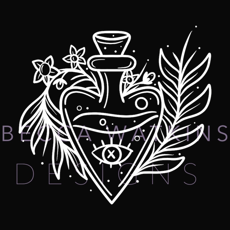 Belladonna Deadly Nightshade SVG Design for Vinyl Cutting Tshirt ...