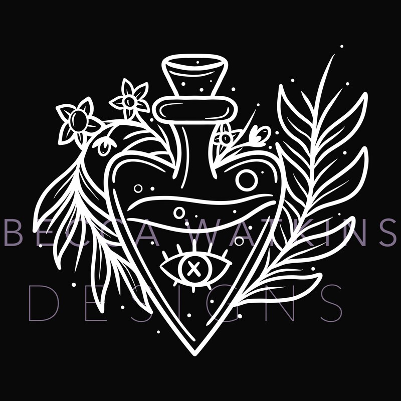 Nightshade Tattoo - Etsy