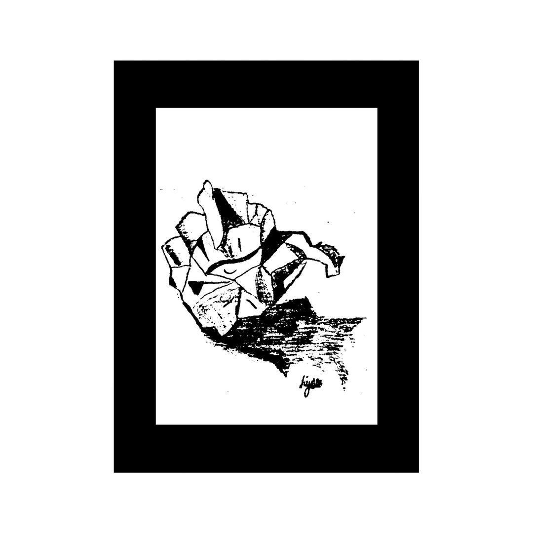 Crumpled Paper Part 3 Art Print Wall Art Prints Art 6x4 - Etsy