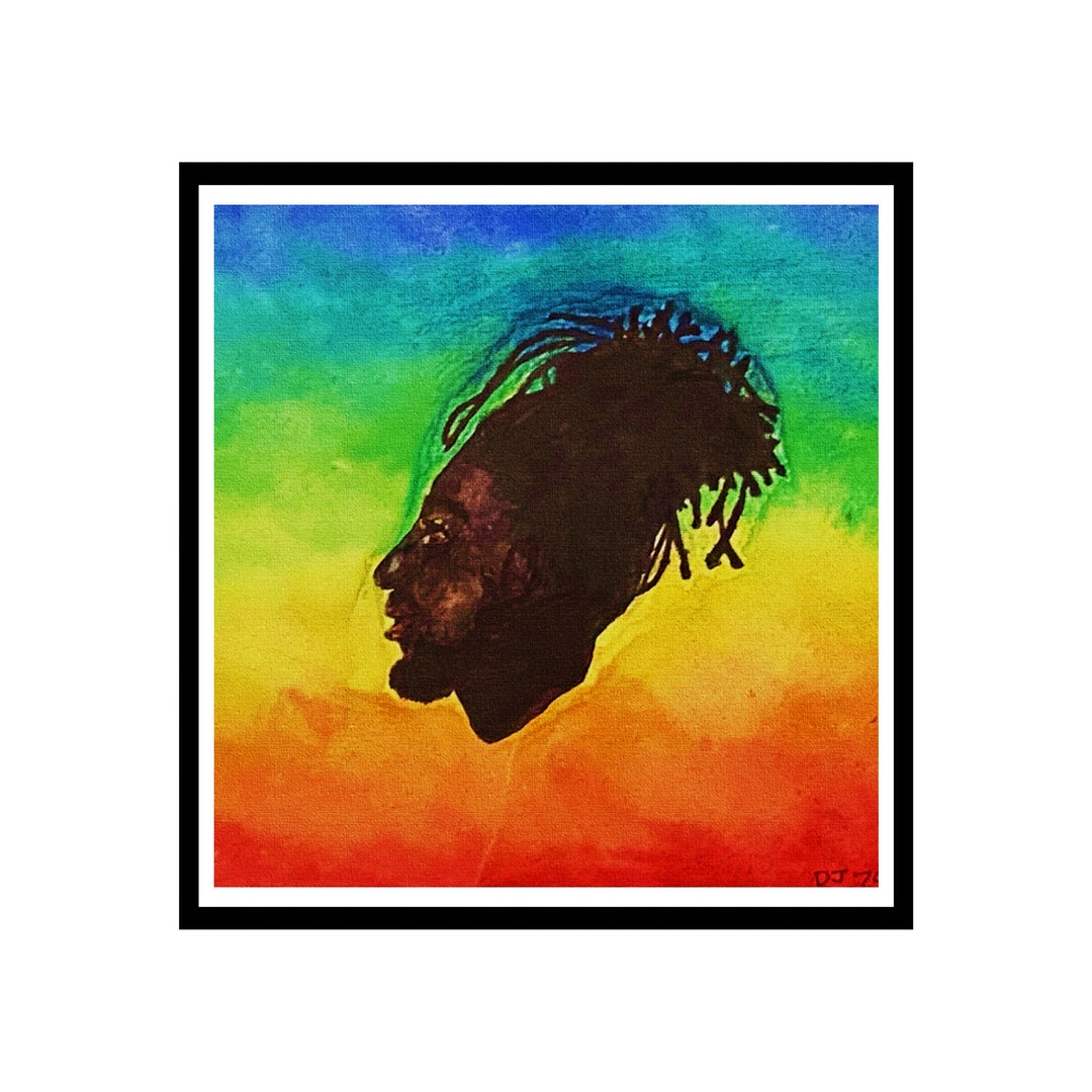 Chronology Art Print 4x4 Inches Chronixx Art Reggae Art - Etsy