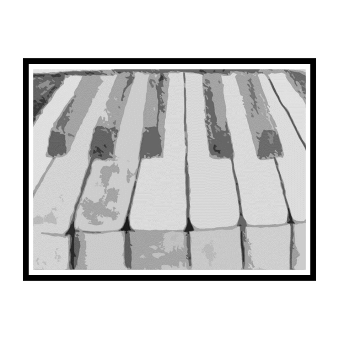 Piano Keys Print 6x8 Inches Wall Art Piano Art Wall Decor - Etsy