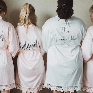 Bridesmaid Robes Getting Ready Robes Wedding Robes Bridal Party Robes ...