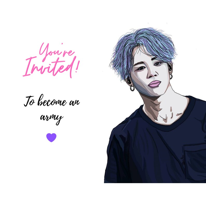 BTS Jimin-printable Art for Your - Etsy