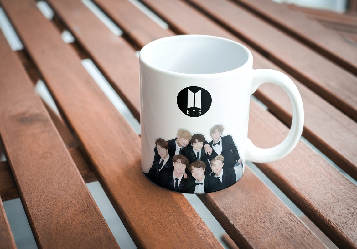 Personalised BTS Coffee/tea Mug BTS Birthday Gift BTS Gift - Etsy UK