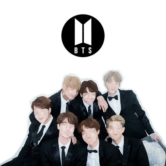 BTS Print Bts Group Print Bts Fanart Bts Printable Bts - Etsy