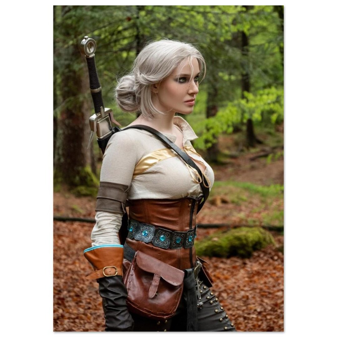 Ciri in the Forest Cosplay Poster A4 & A3 - the Witcher 3 - Etsy