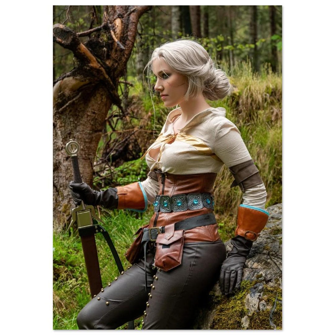 Ciri With a Sword Cosplay Poster A4 & A3 - the Witcher 3 - Etsy